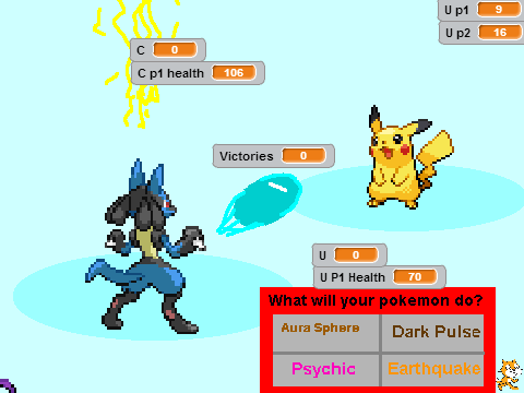 Pokemon Battle Test Scratch — Play Online